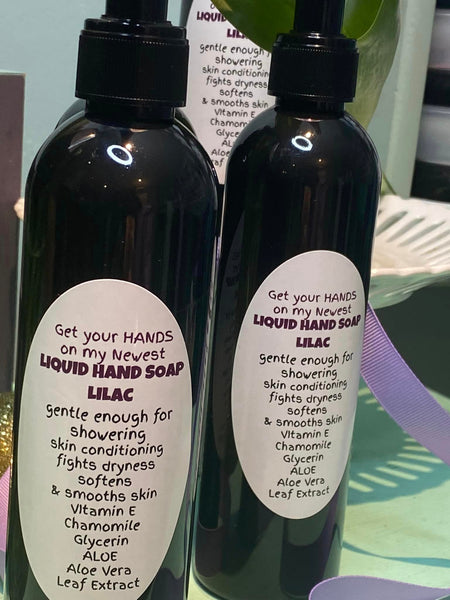 LILAC Liquid Hand Soap. Soothing, calming ingredients. Gentle enough f ...
